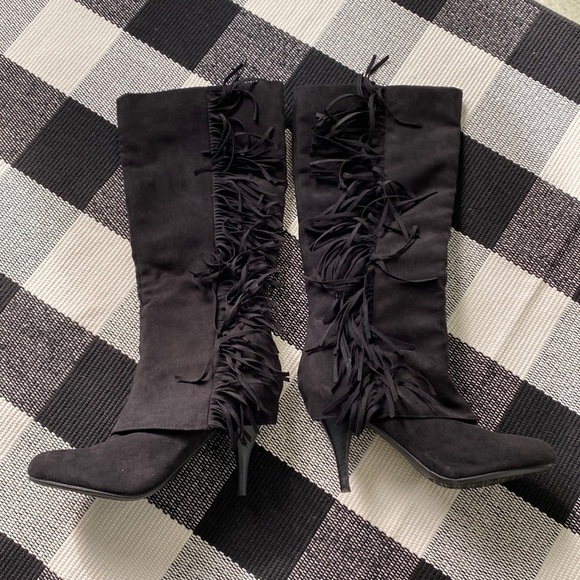Fergalicious | Shoes | Fergalicious Faux Suede Side Zip Boot | Poshmark